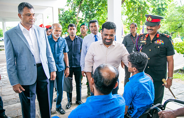 HE the President Visits War Heroes at ‘Mihindu Seth Medura’ | Sri Lanka ...
