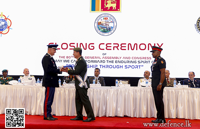 80th CISM General Assembly and Congress Concludes on a High Note | Sri ...